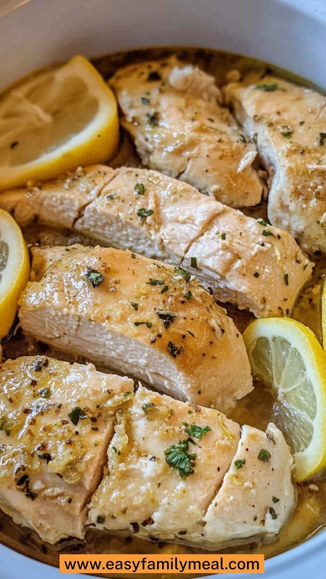 Slow Cooker Lemon Chicken Recipe - Easy Family Meal