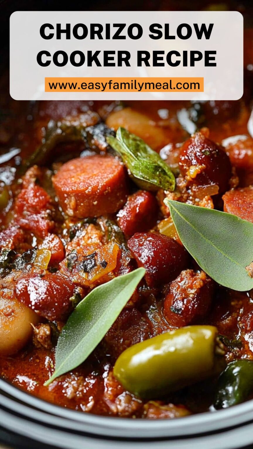 Chorizo Slow Cooker Recipe - Easy Family Meal