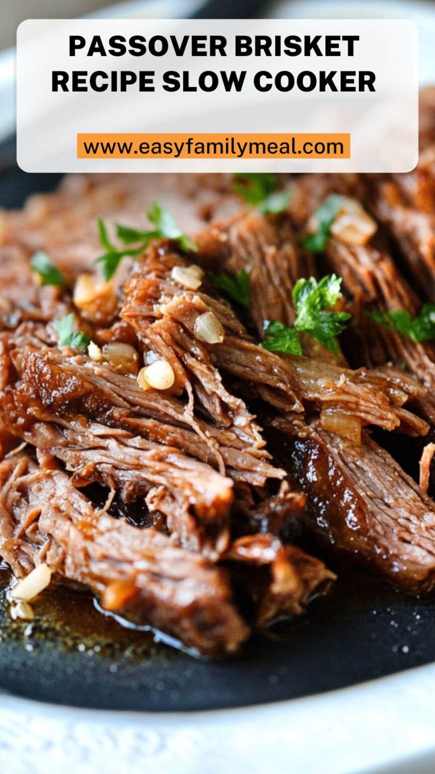 Passover Brisket Recipe Slow Cooker - Easy Family Meal