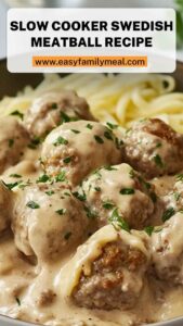 Slow Cooker Swedish Meatball Recipe - Easy Family Meal
