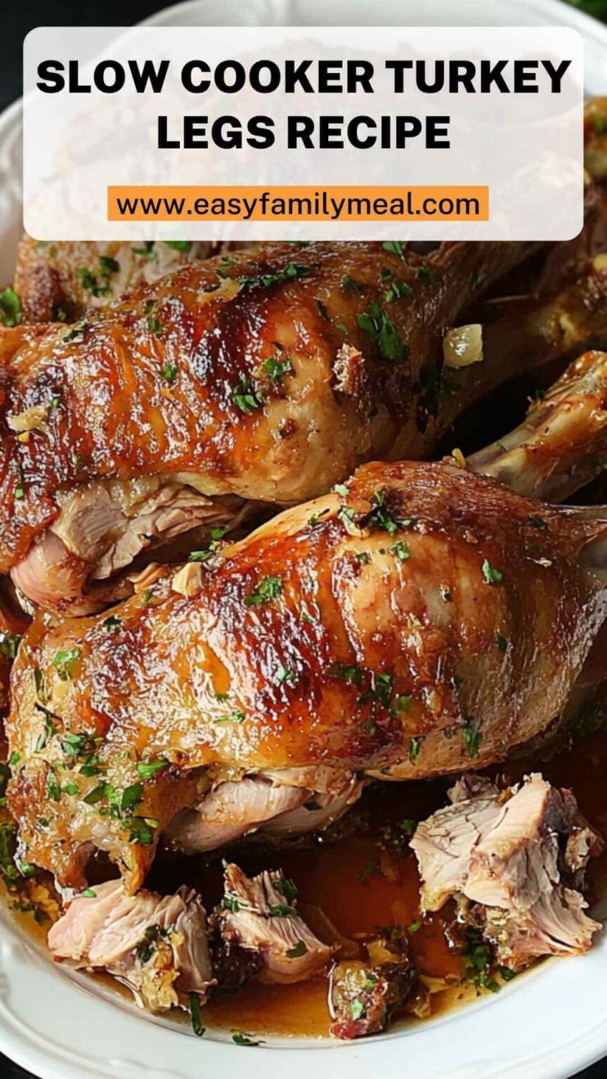 Slow Cooker Turkey Legs Recipe - Easy Family Meal