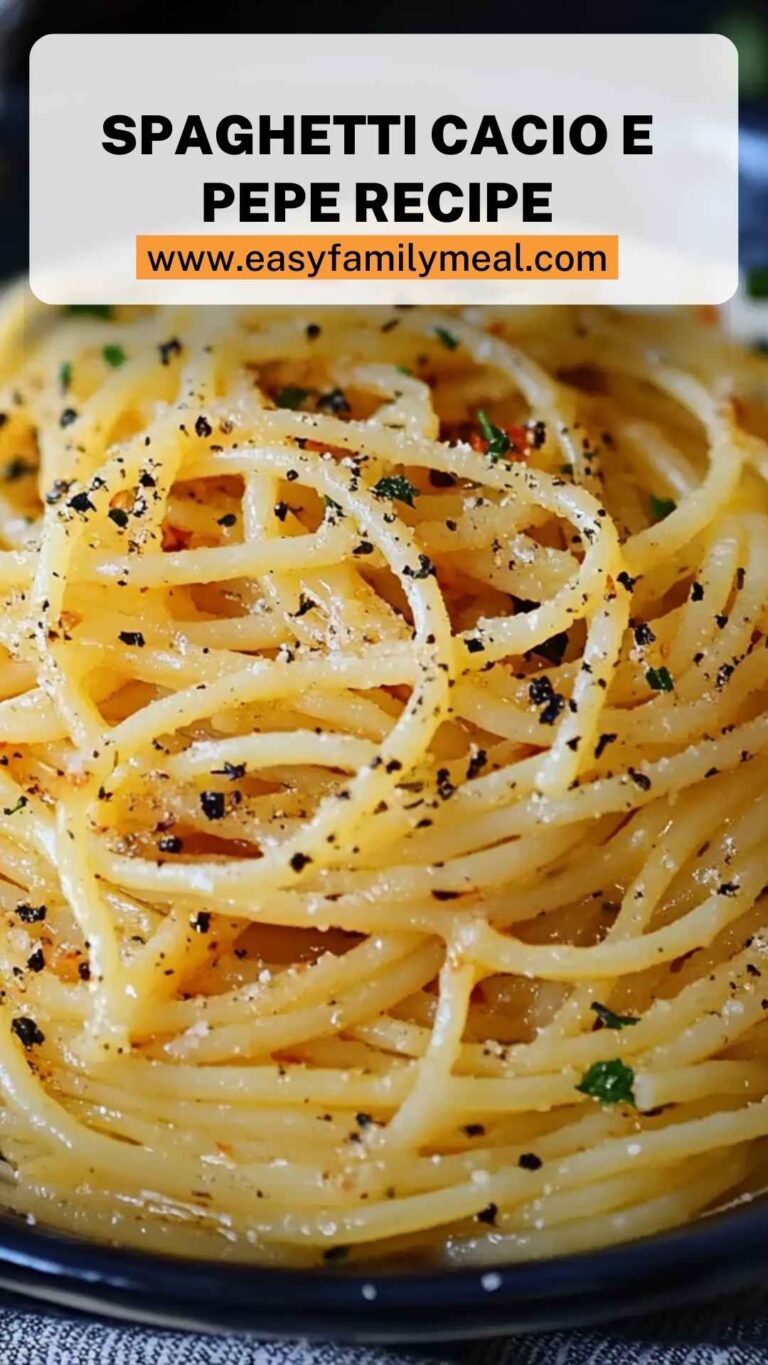 Spaghetti Cacio E Pepe Recipe - Easy Family Meal