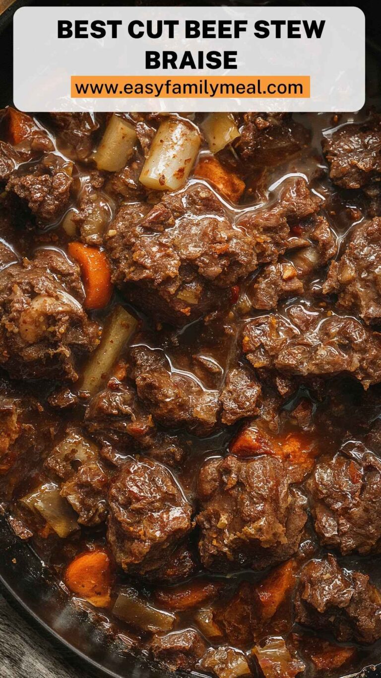 Best Cut Beef Stew Braise - Easy Family Meal