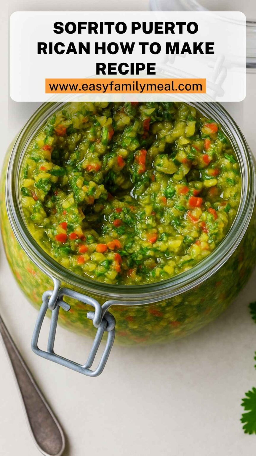 Sofrito Puerto Rican How To Make Recipe - Easy Family Meal