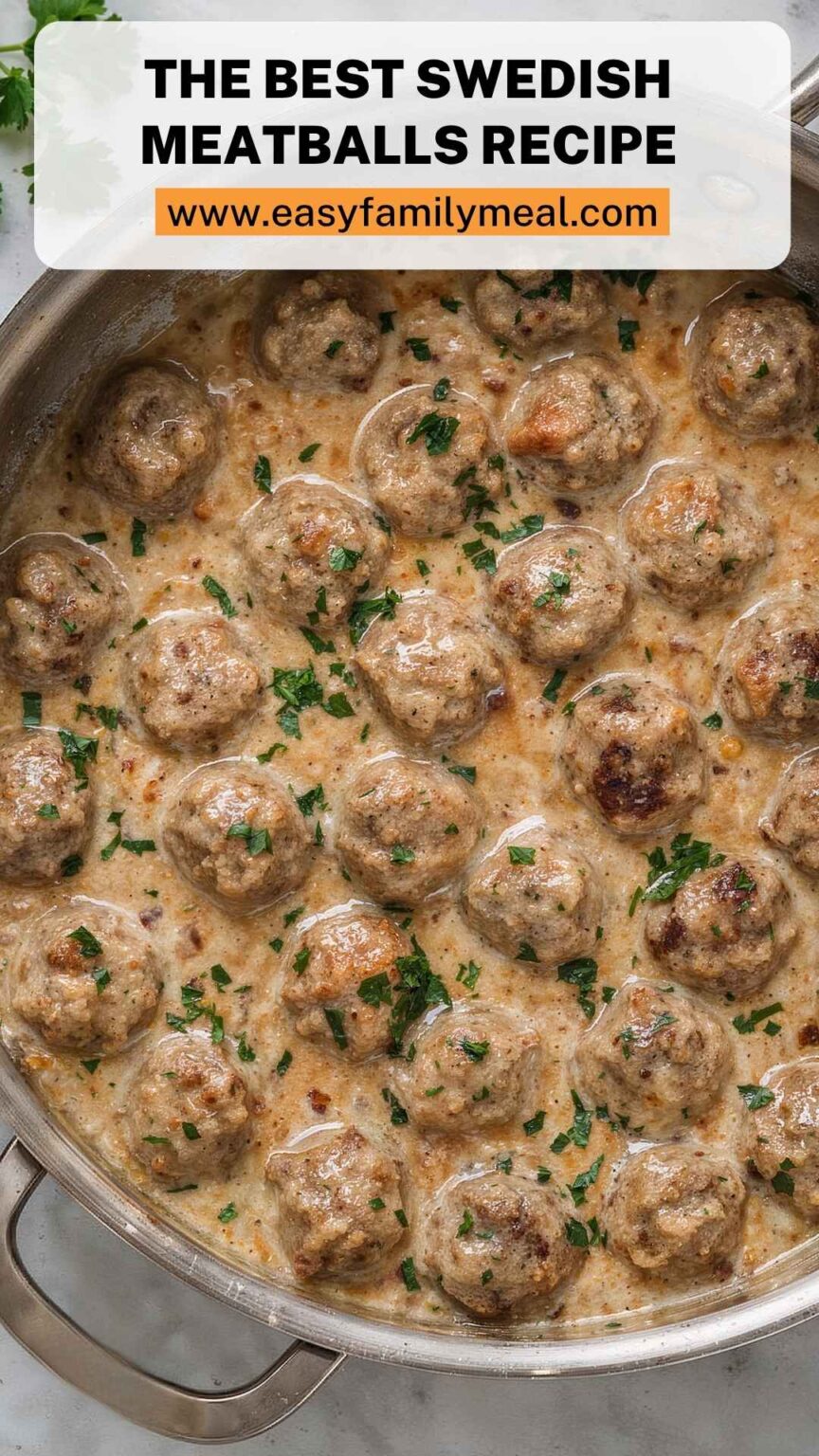 The Best Swedish Meatballs Recipe - Easy Family Meal