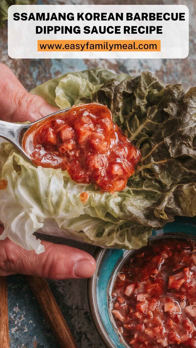 Ssamjang Korean Barbecue Dipping Sauce Recipe - Easy Family Meal