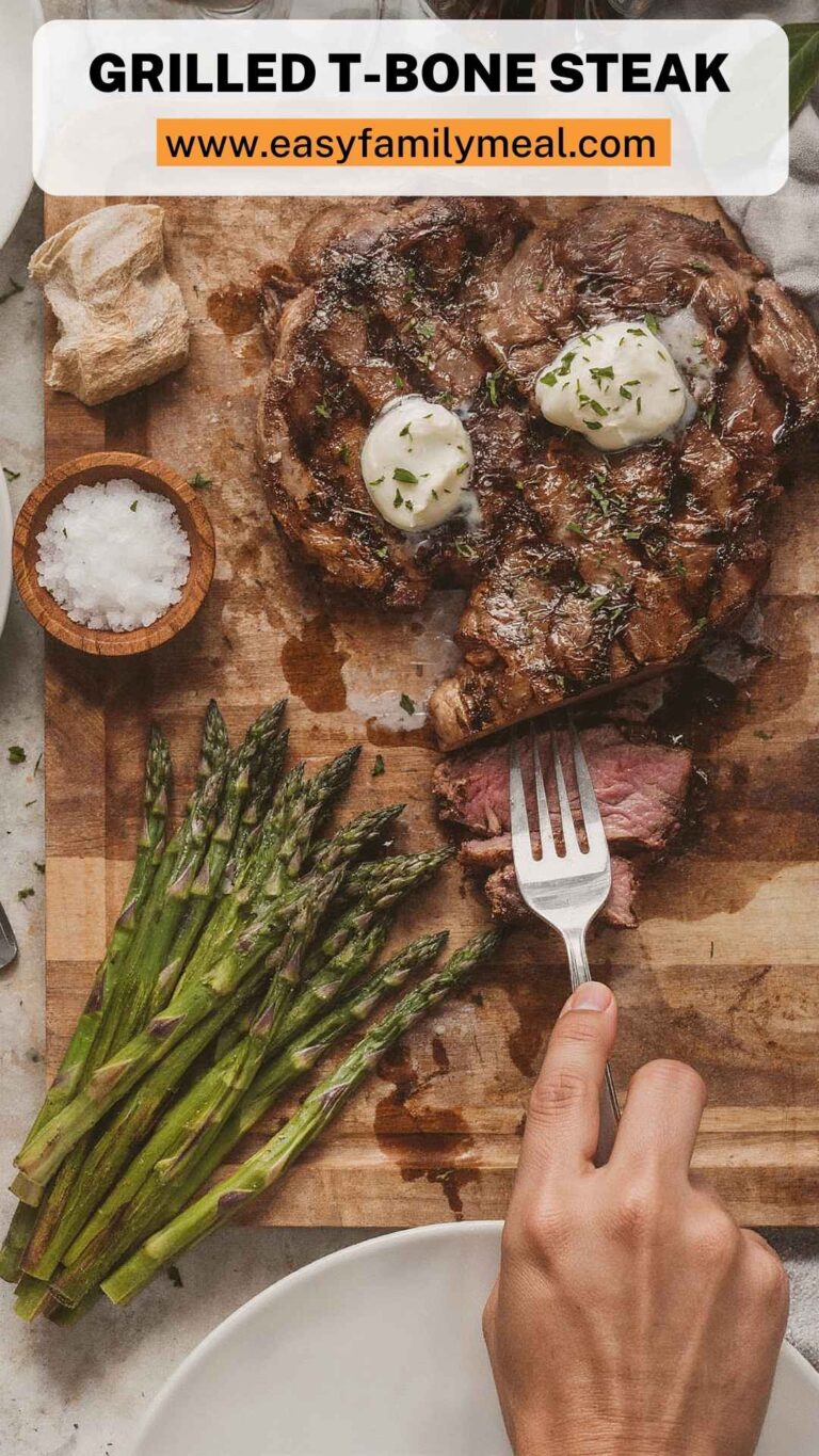 Grilled T-Bone Steak - Easy Family Meal