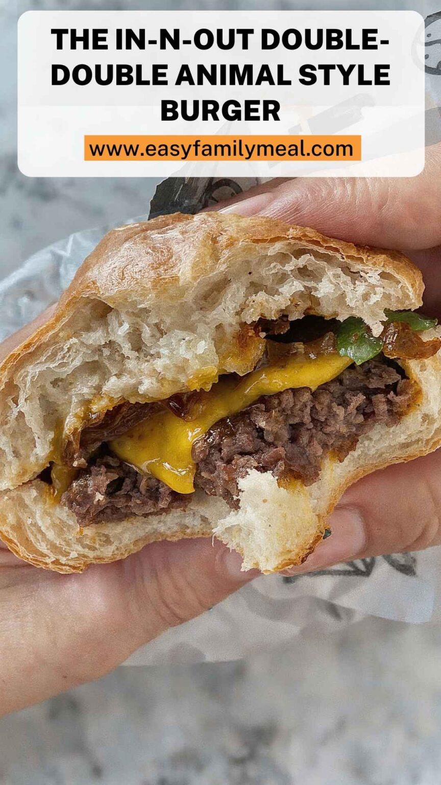 The In-N-Out Double-Double Animal Style Burger - Easy Family Meal