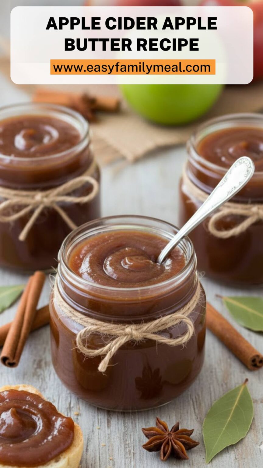 Apple Cider Apple Butter Recipe - Easy Family Meal